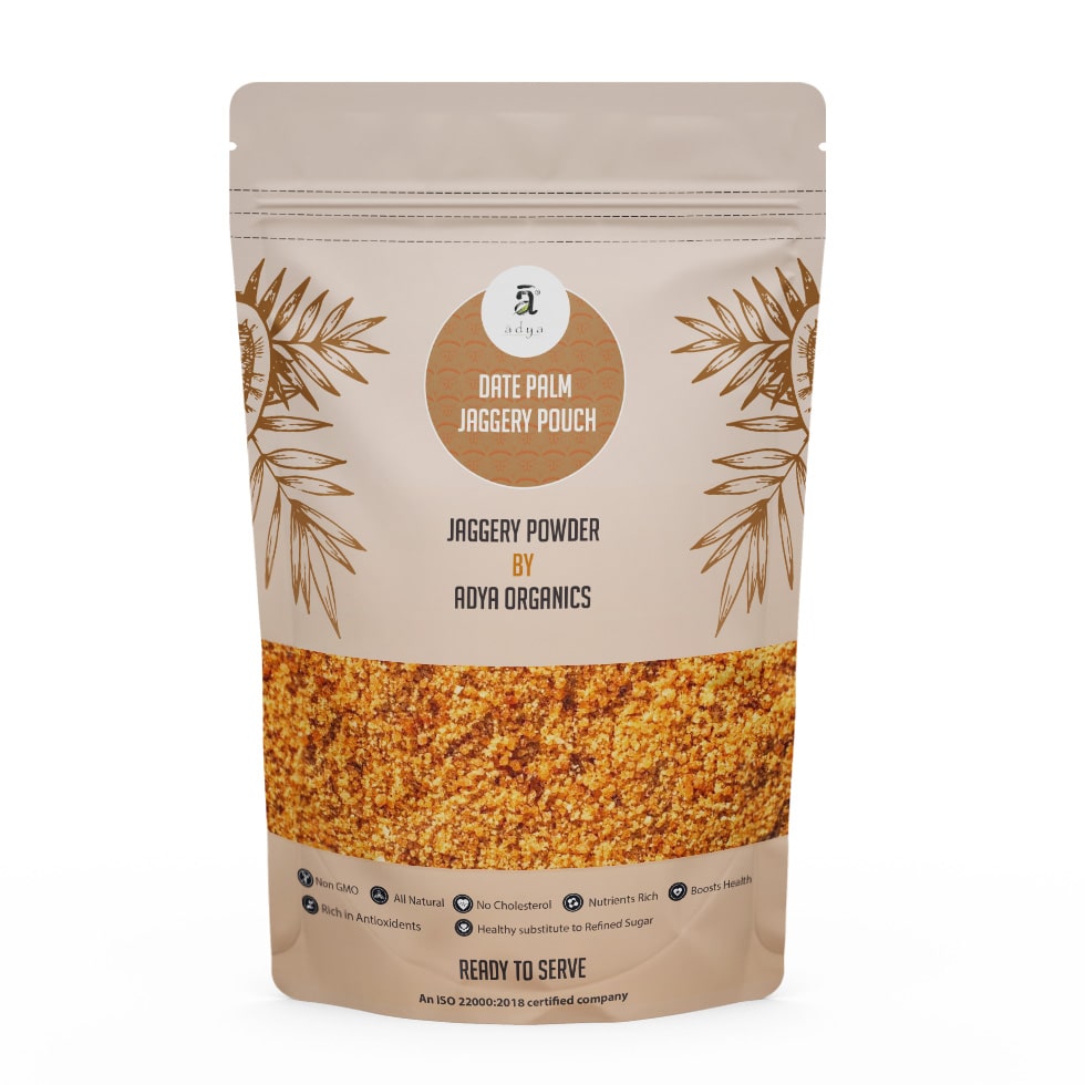 Organic Date Palm Jaggery in Pouch Pack – Adya Organics Official